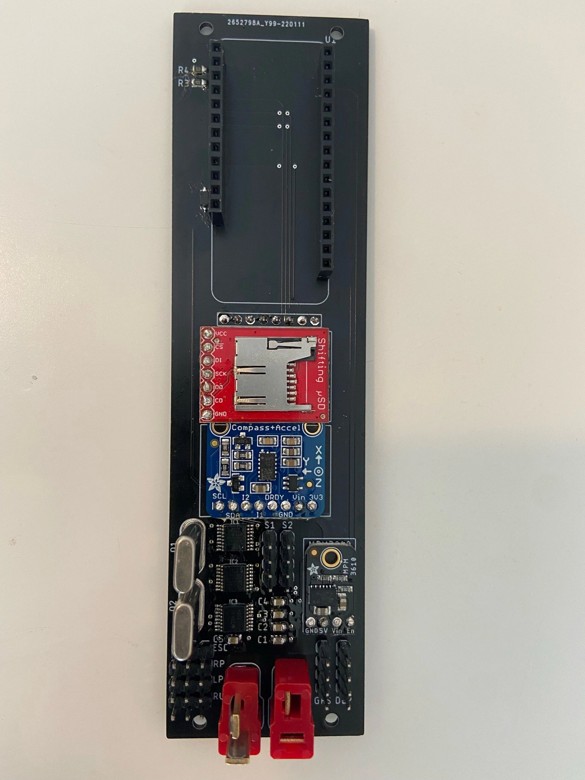New AUV control board